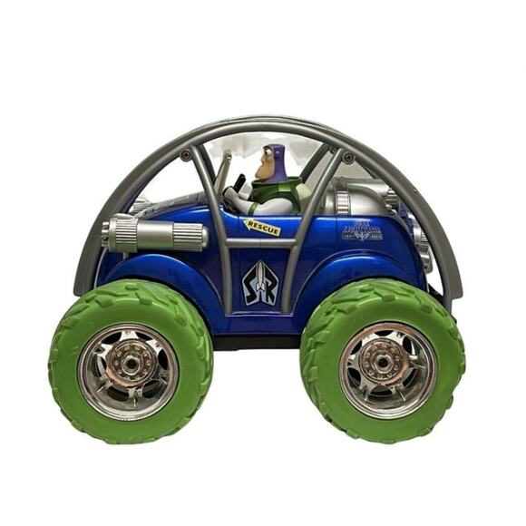 Disney | Toys | Disney Buzz Lightyear Looney Lander Car Rc Vehicle No ...